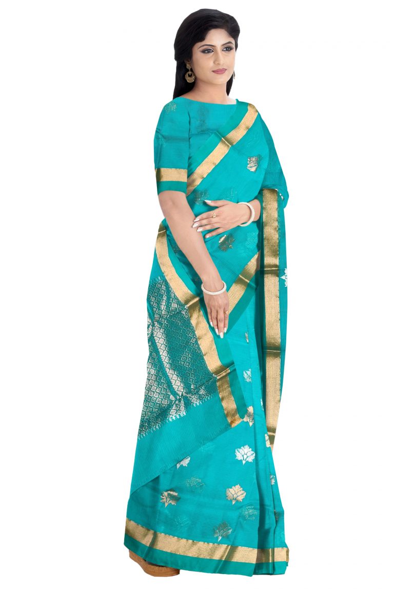 Flattering Real Jari Saree - Shree Jain Jari Store